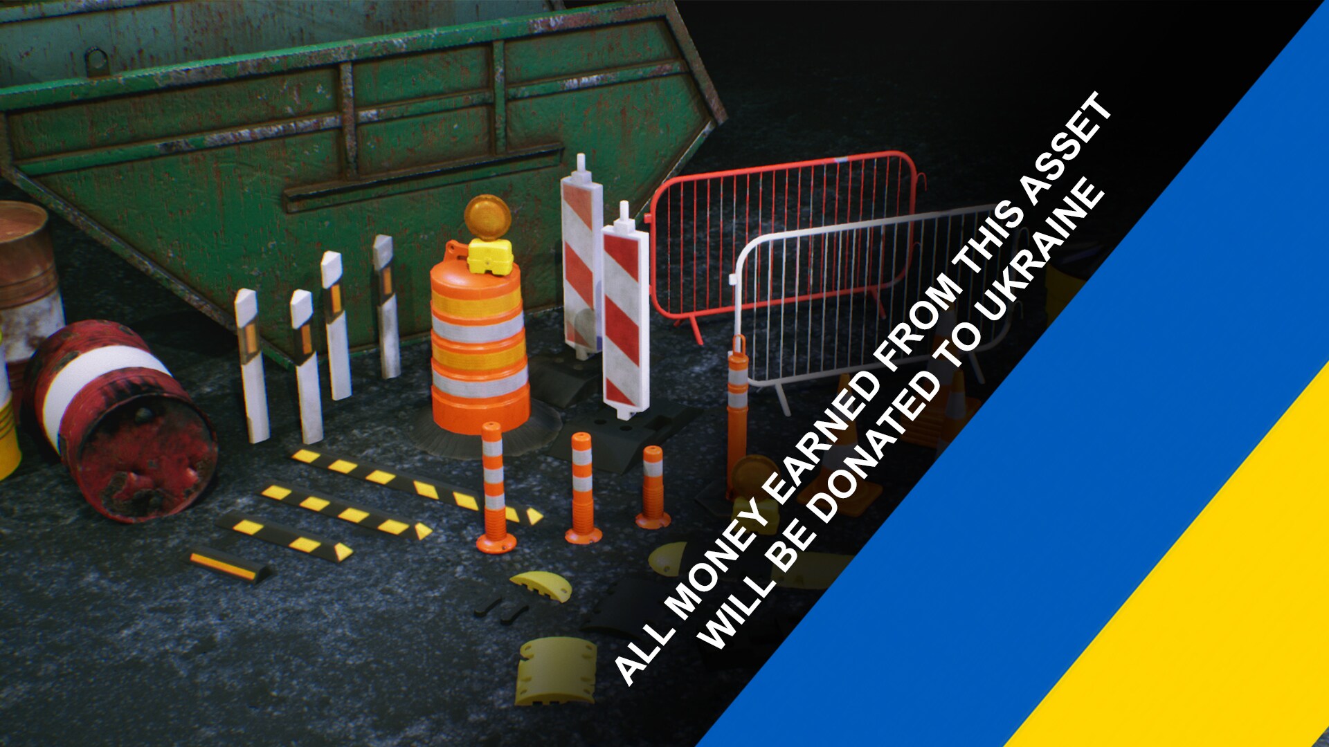 Traffic Props VOL. 1 in Props - UE Marketplace