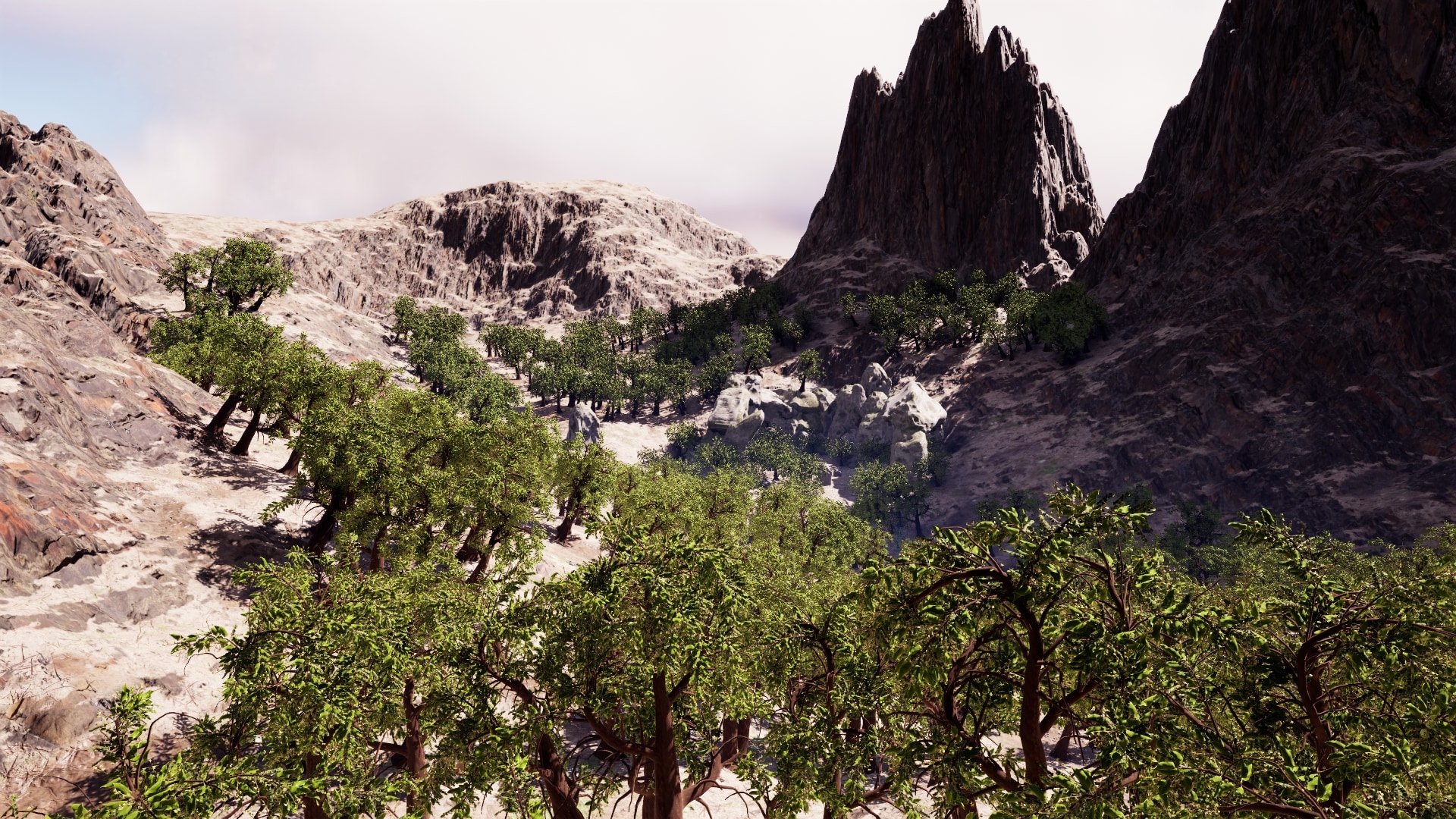 Landscape Highland ( Trees ,Rocks, Heightmap), 카테고리 소품 - UE 마켓플레이스