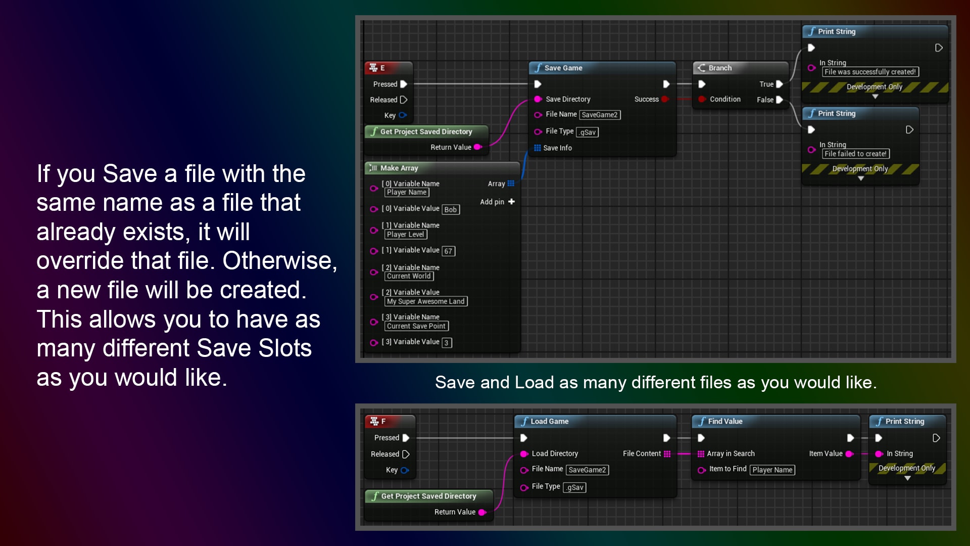 Advanced File Based Save System in Code Plugins - UE Marketplace
