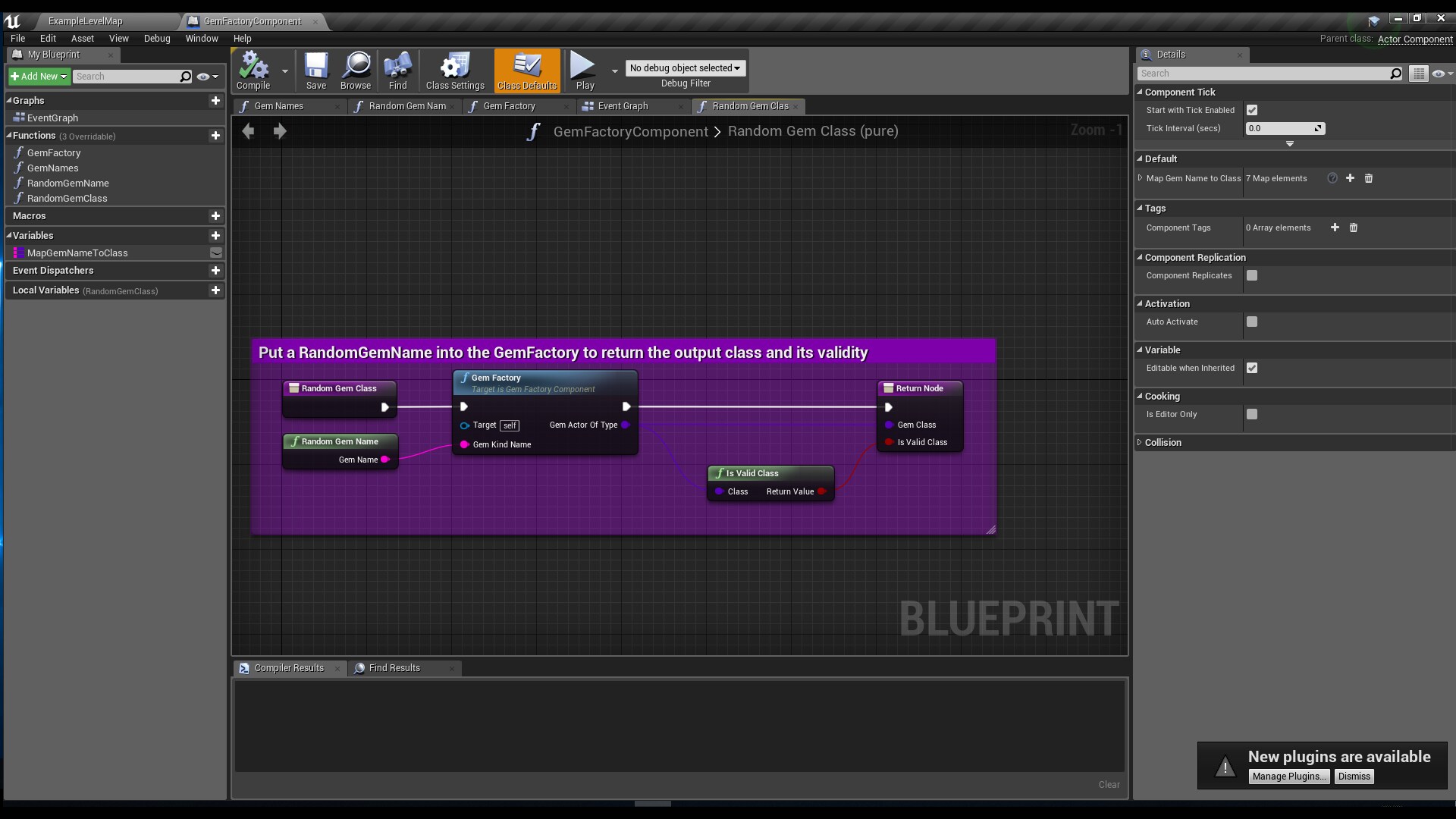 Easy Gems in Blueprints - UE Marketplace