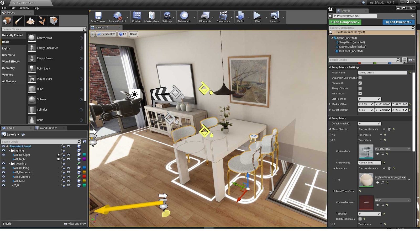 ArchViz User Interface and Interactive Tools by SDot in Architectural Visualization - UE4 ...