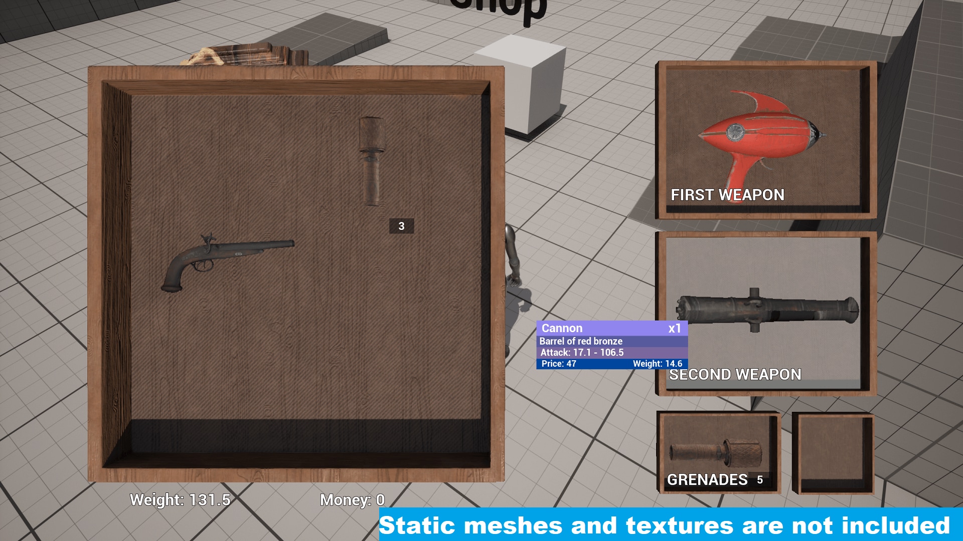 Super Inventory 3D in Code Plugins - UE Marketplace