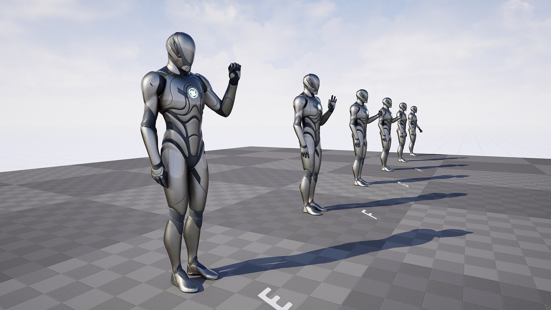 English ASL Sign - Alphabet ABC in Animations - UE Marketplace