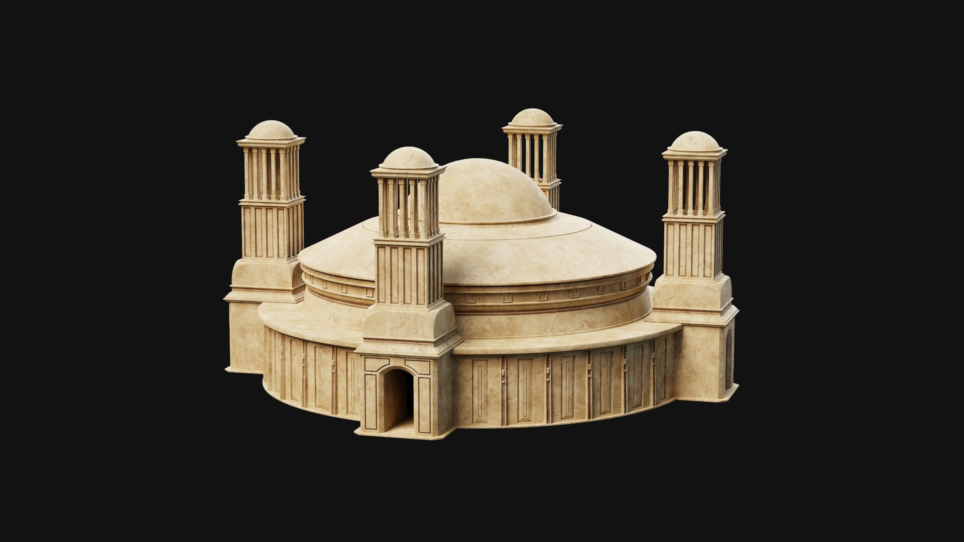 Ancient Urban Utility Buildings in Props - UE Marketplace