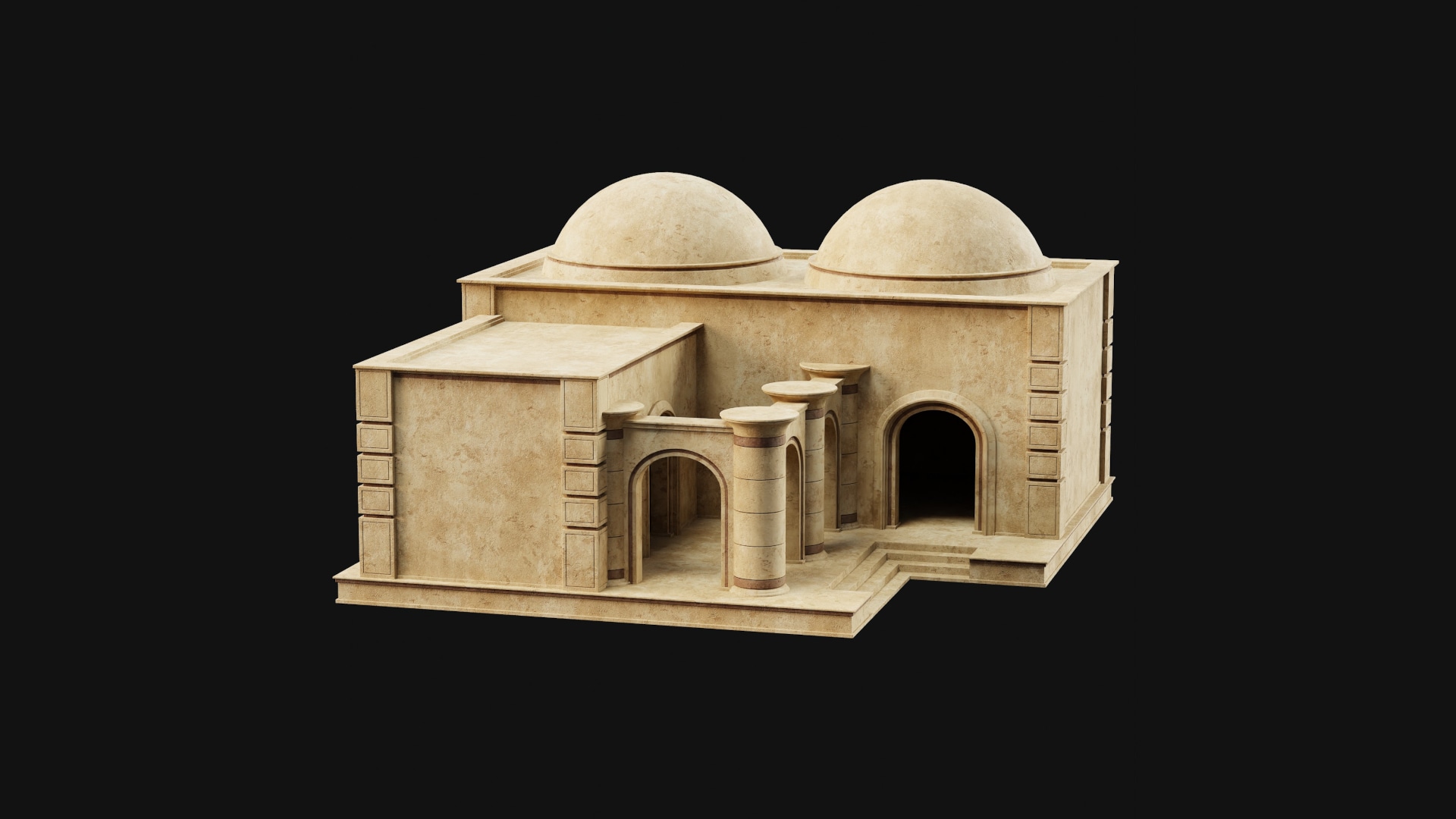 Ancient Urban Utility Buildings in Props - UE Marketplace