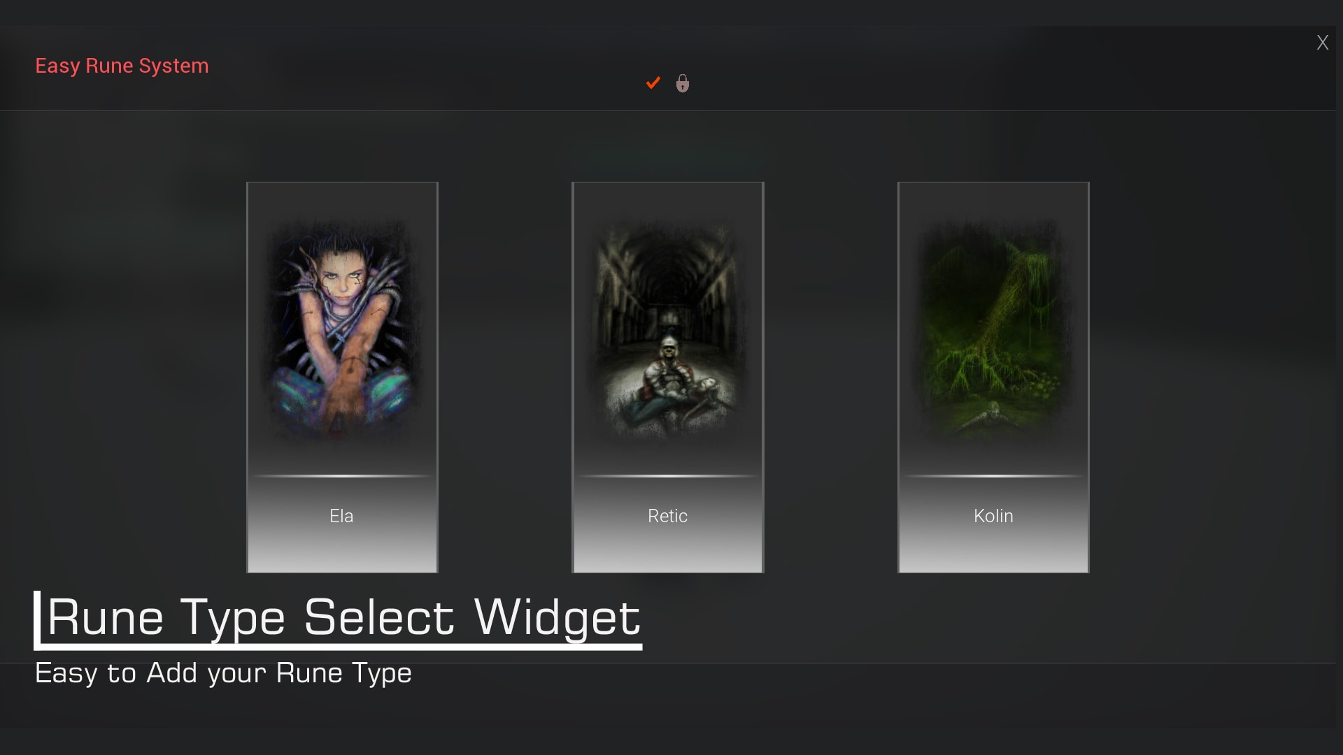 Pro Rune System in Blueprints - UE Marketplace