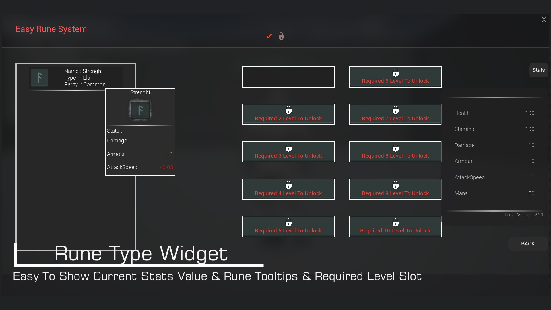 Pro Rune System in Blueprints - UE Marketplace