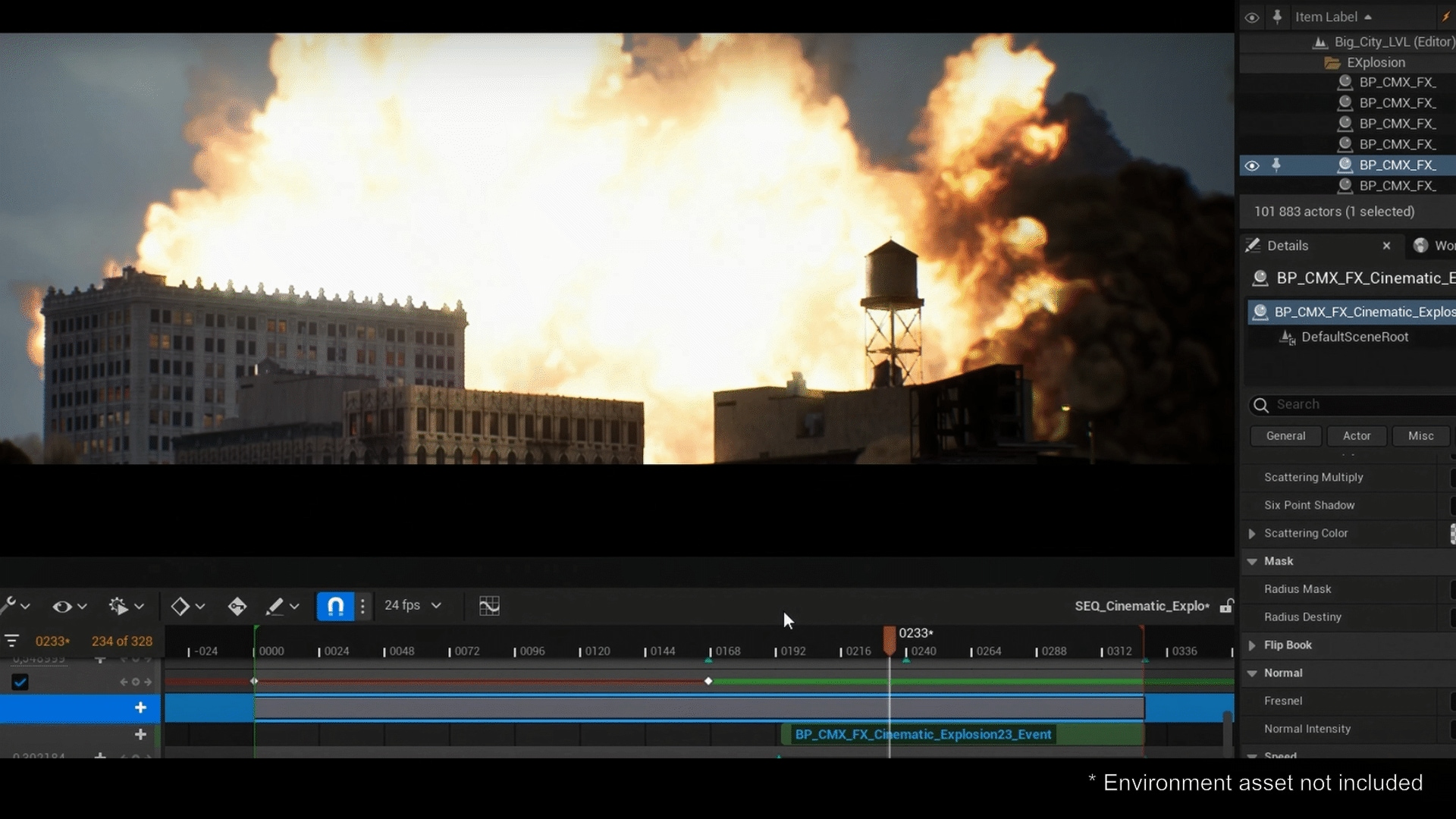 Cinematic Explosion in Visual Effects - UE Marketplace