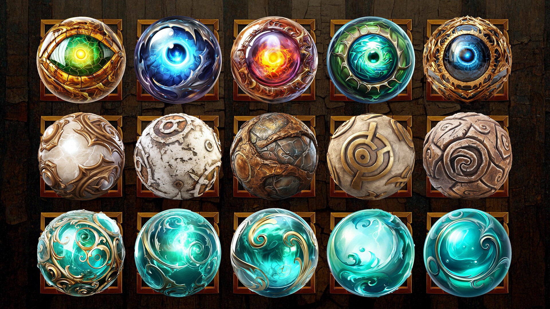 Fantasy Orbs in 2D Assets - UE Marketplace