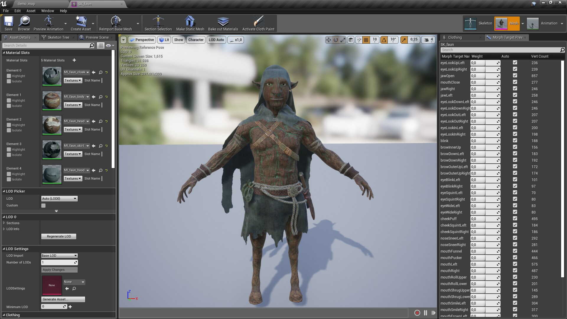 Wooden Faun in Characters - UE Marketplace