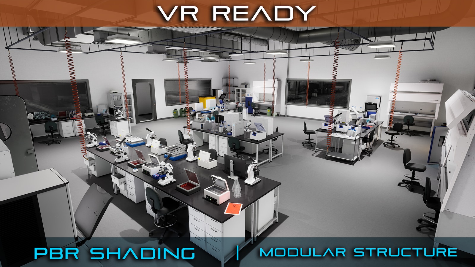 VIRUS LABORATORY (post apocalyptic research science laboratory prop VR ...