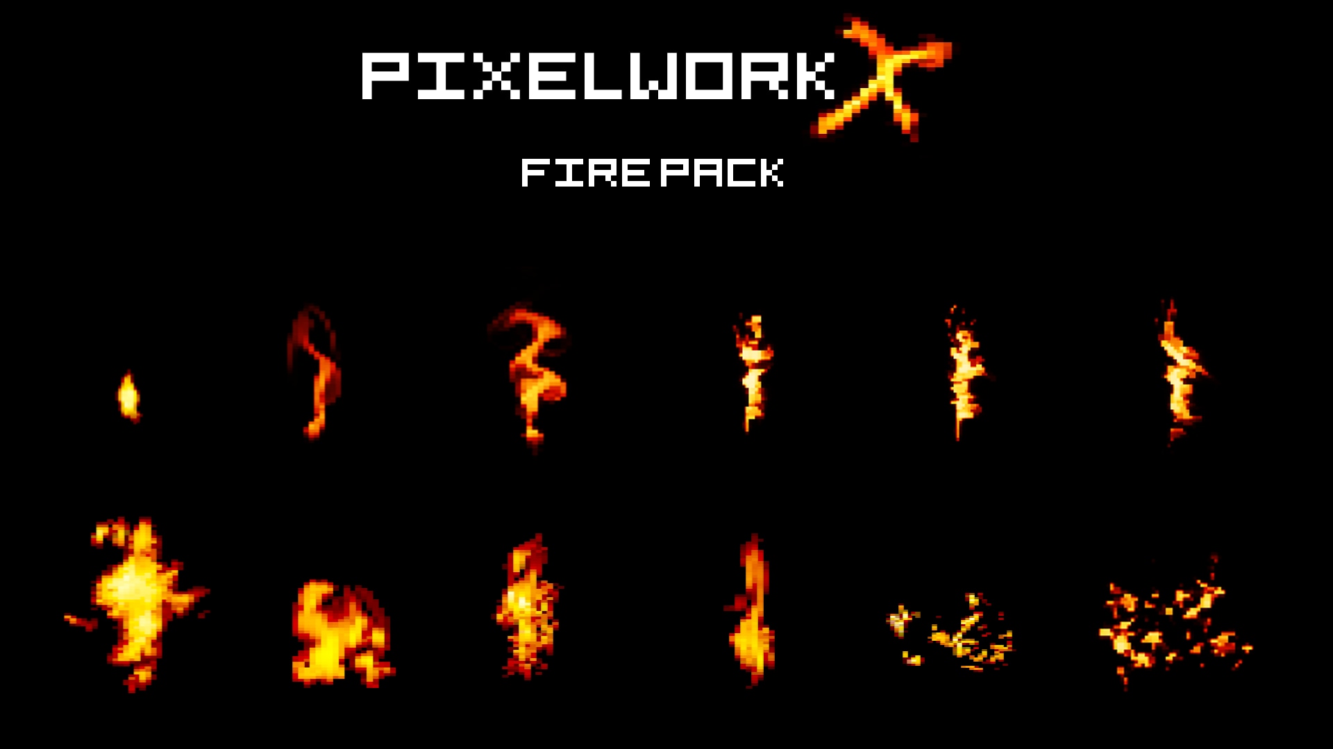 Pixel Fx Fire Pixel Art Effects 카테고리 이펙트 Ue 마켓플레이스