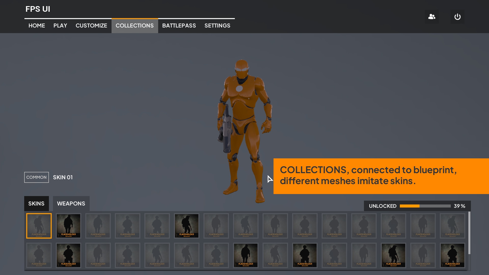 FPS UI Kit in 2D Assets - UE Marketplace