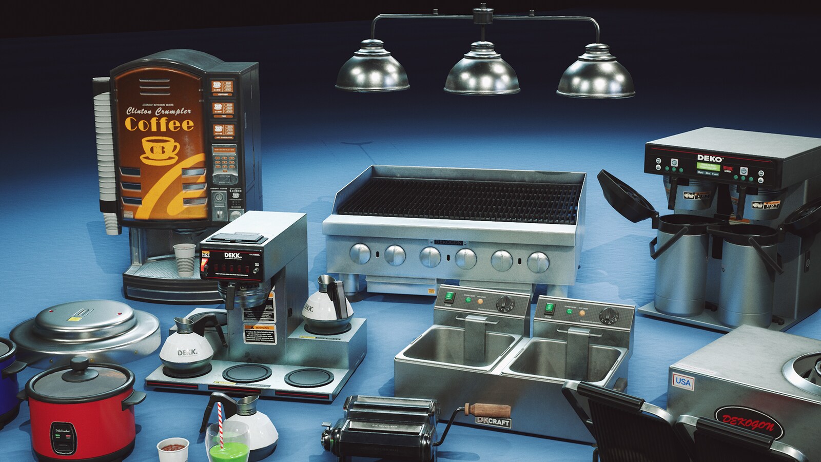 Modern Kitchen/Restaurant Props VOL.4 - Food Service/Cooking Equipment ...