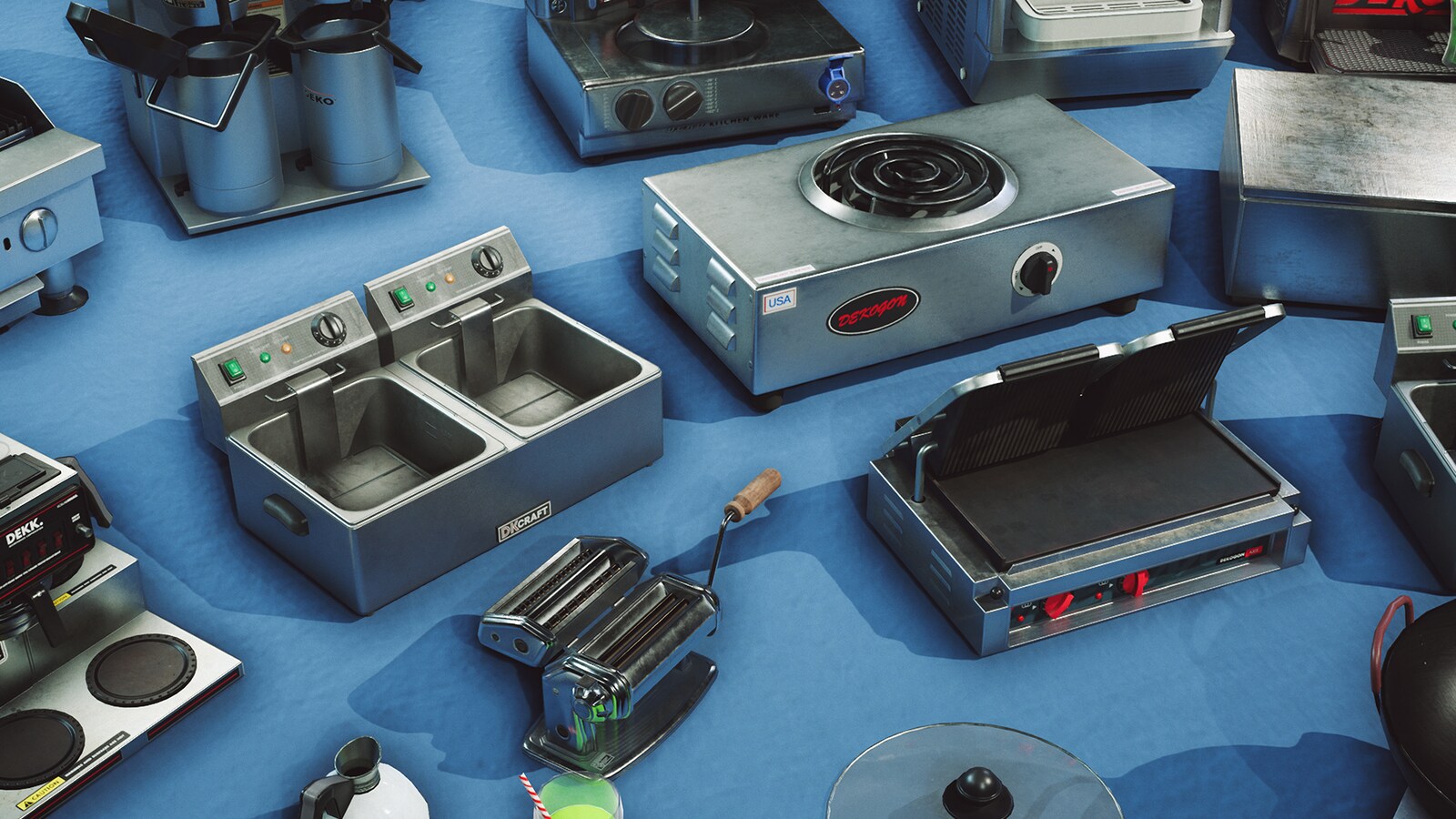 Modern Kitchen/Restaurant Props VOL.4 - Food Service/Cooking Equipment ...