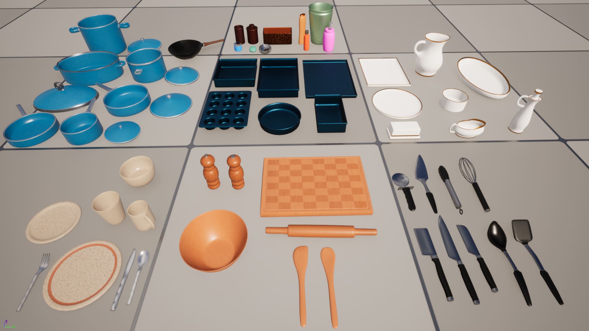 Kitchen and Bath Props in Props - UE Marketplace