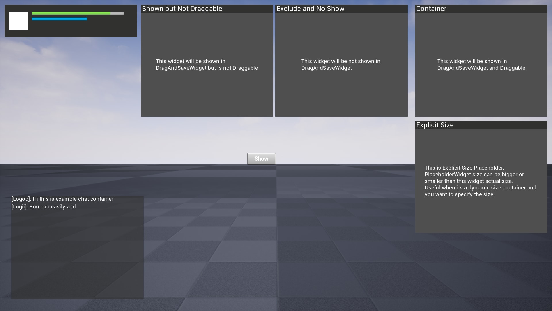 Edit UI Screen Widget in Blueprints - UE Marketplace