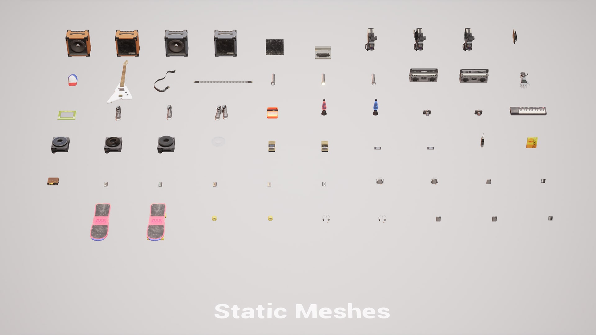 Retro Eighties VOL. 2 - Gadgets and Memorabilia Props in Props - UE ...