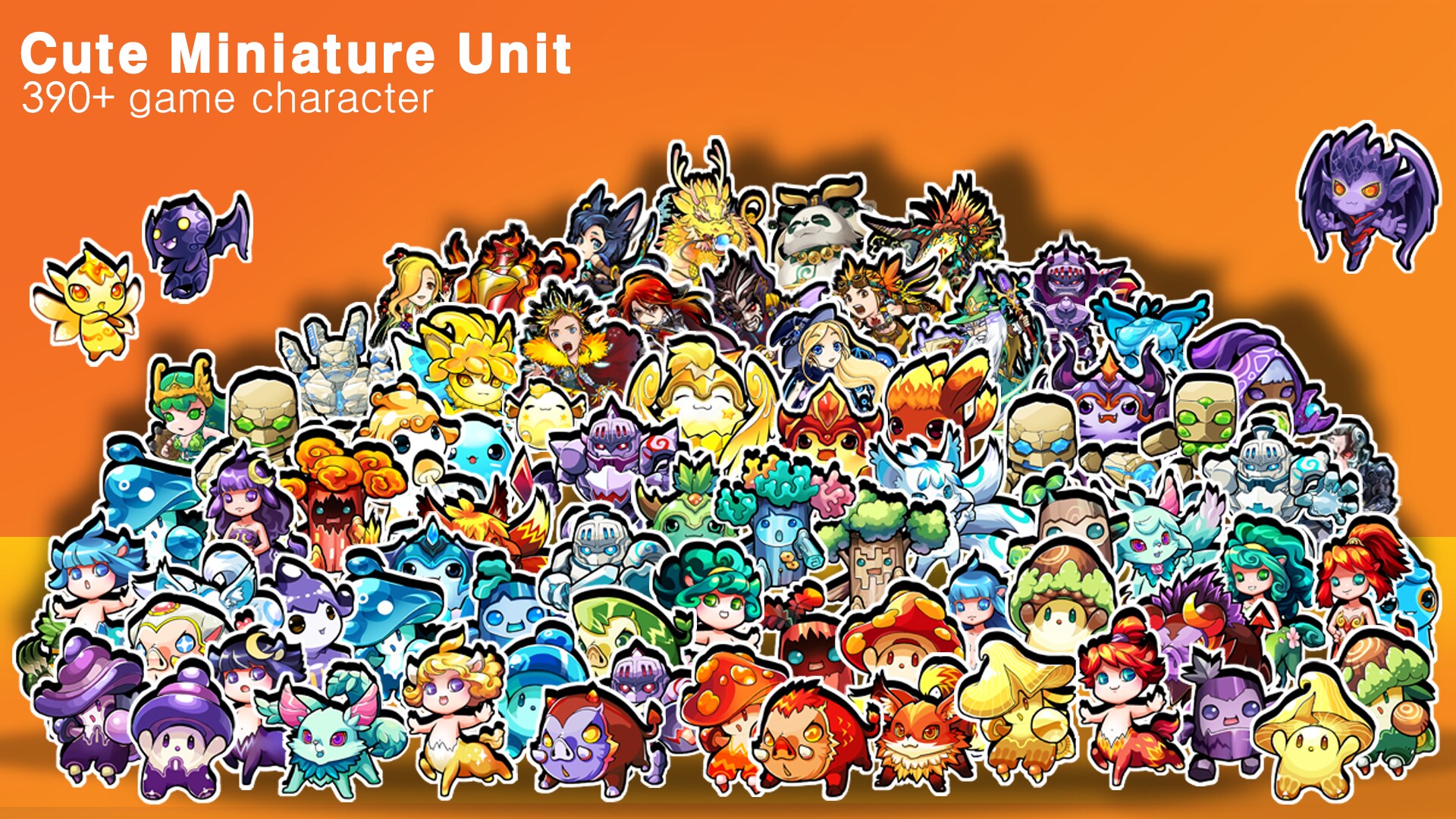 Miniature Character Pack in 2D Assets - UE Marketplace