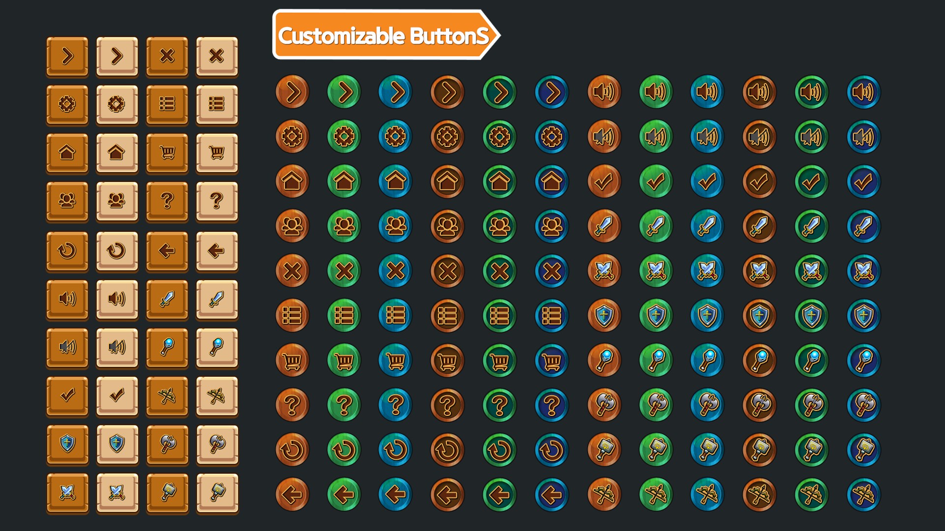 nGarden Wood UI in 2D Assets - UE Marketplace