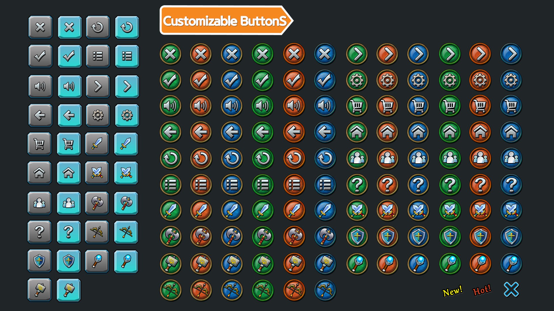 nGarden Fantasy UI in 2D Assets - UE Marketplace
