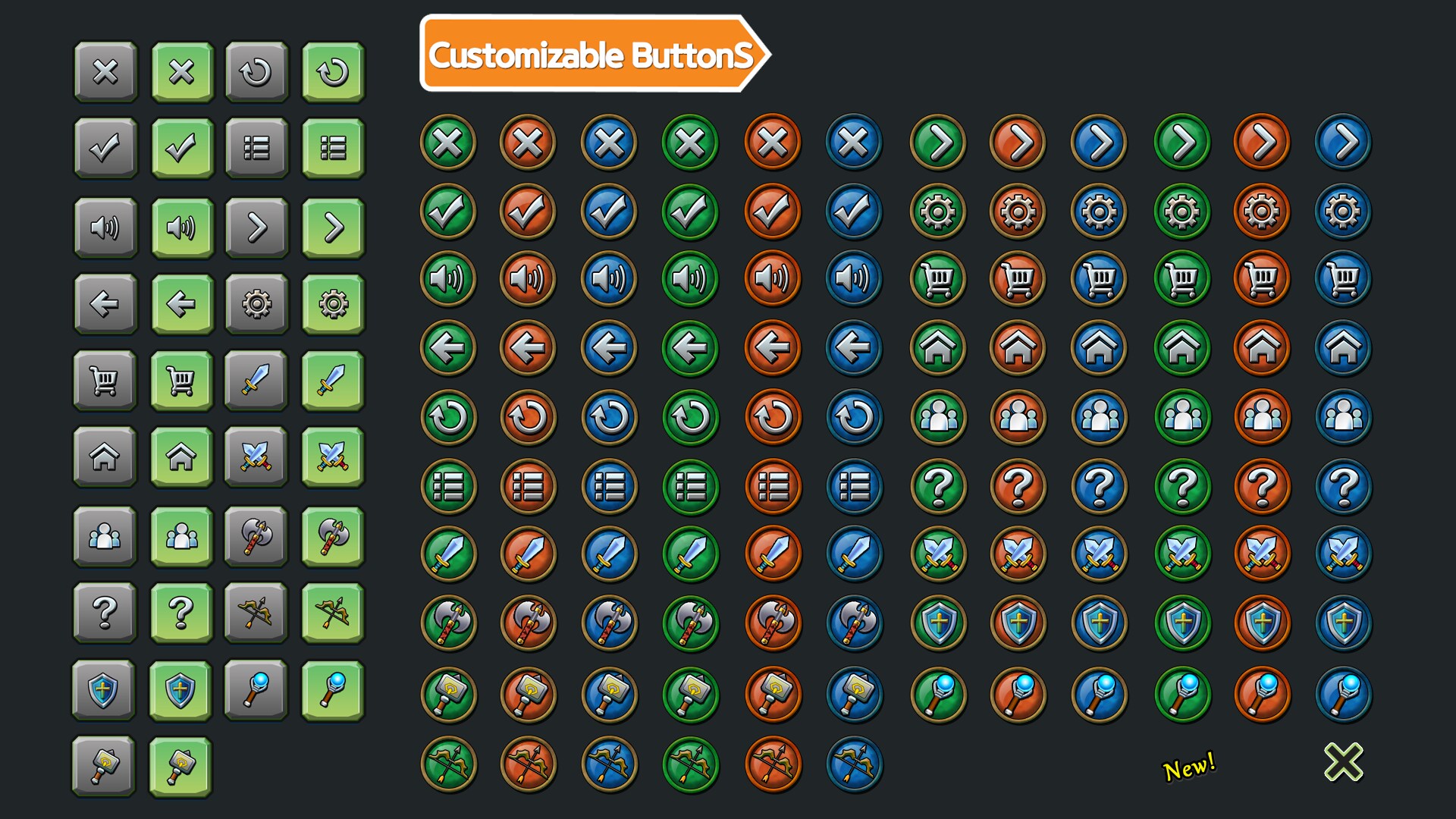 nGarden Fantasy UI in 2D Assets - UE Marketplace