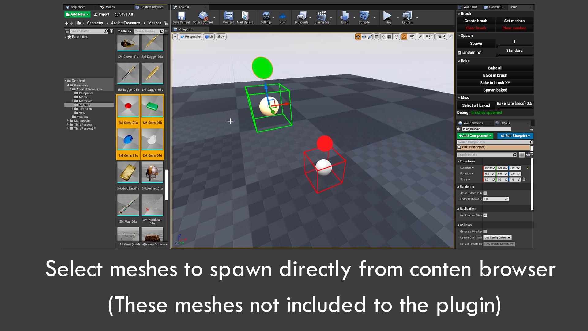 Physics-Based Placement plugin in Code Plugins - UE Marketplace