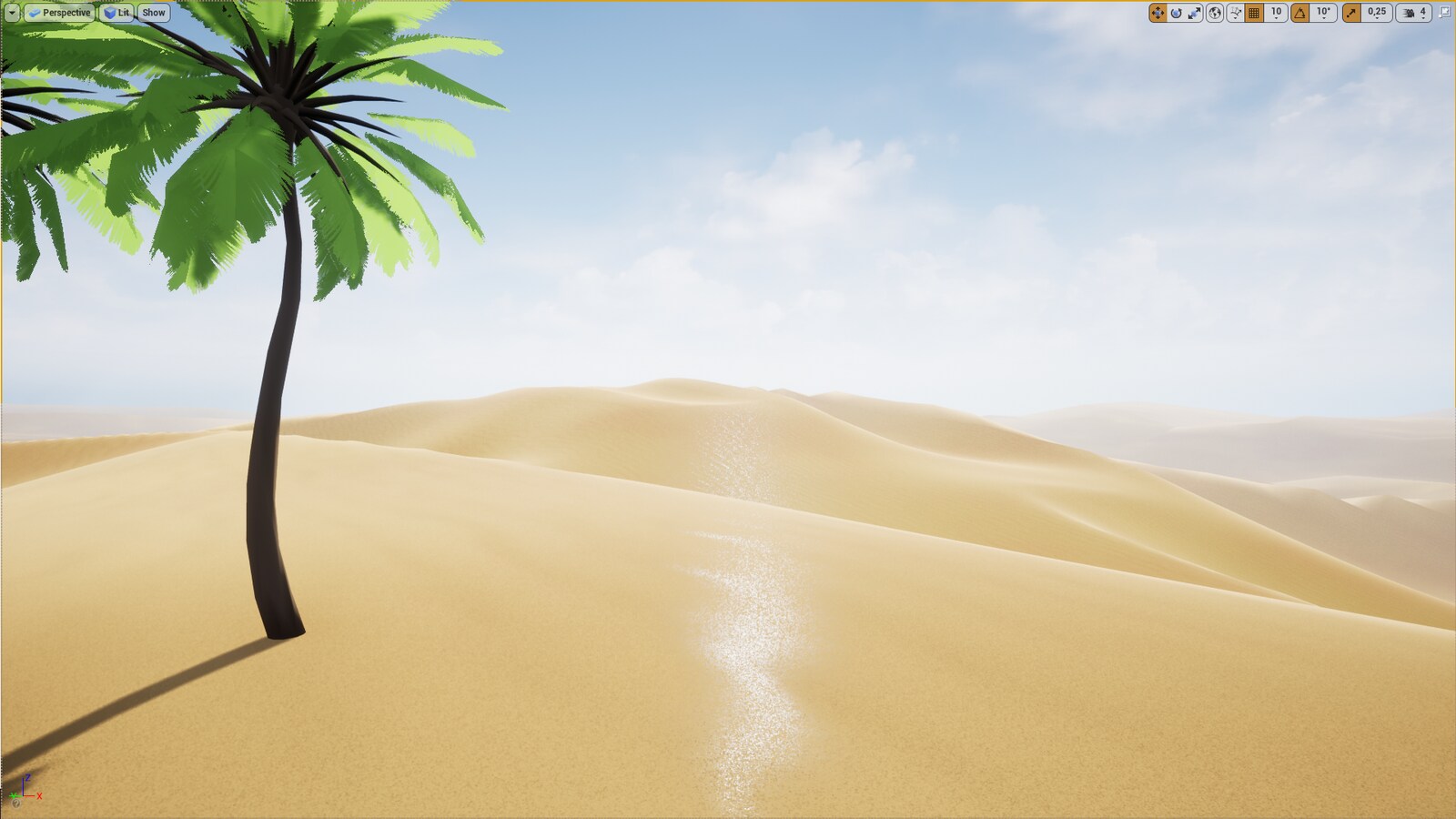 Customizable sand material in Materials - UE Marketplace