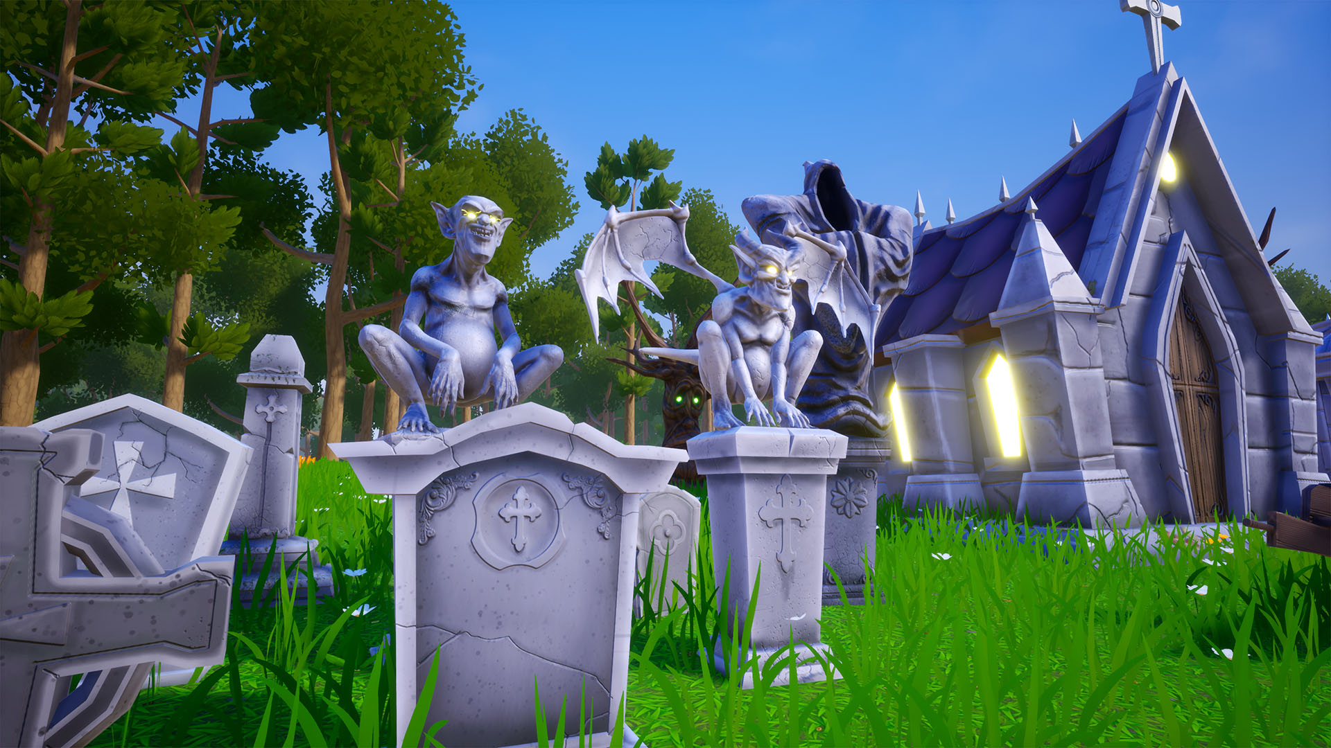 LEAKED GAME ASSETS - Spooky Stylized Graveyard Pack
