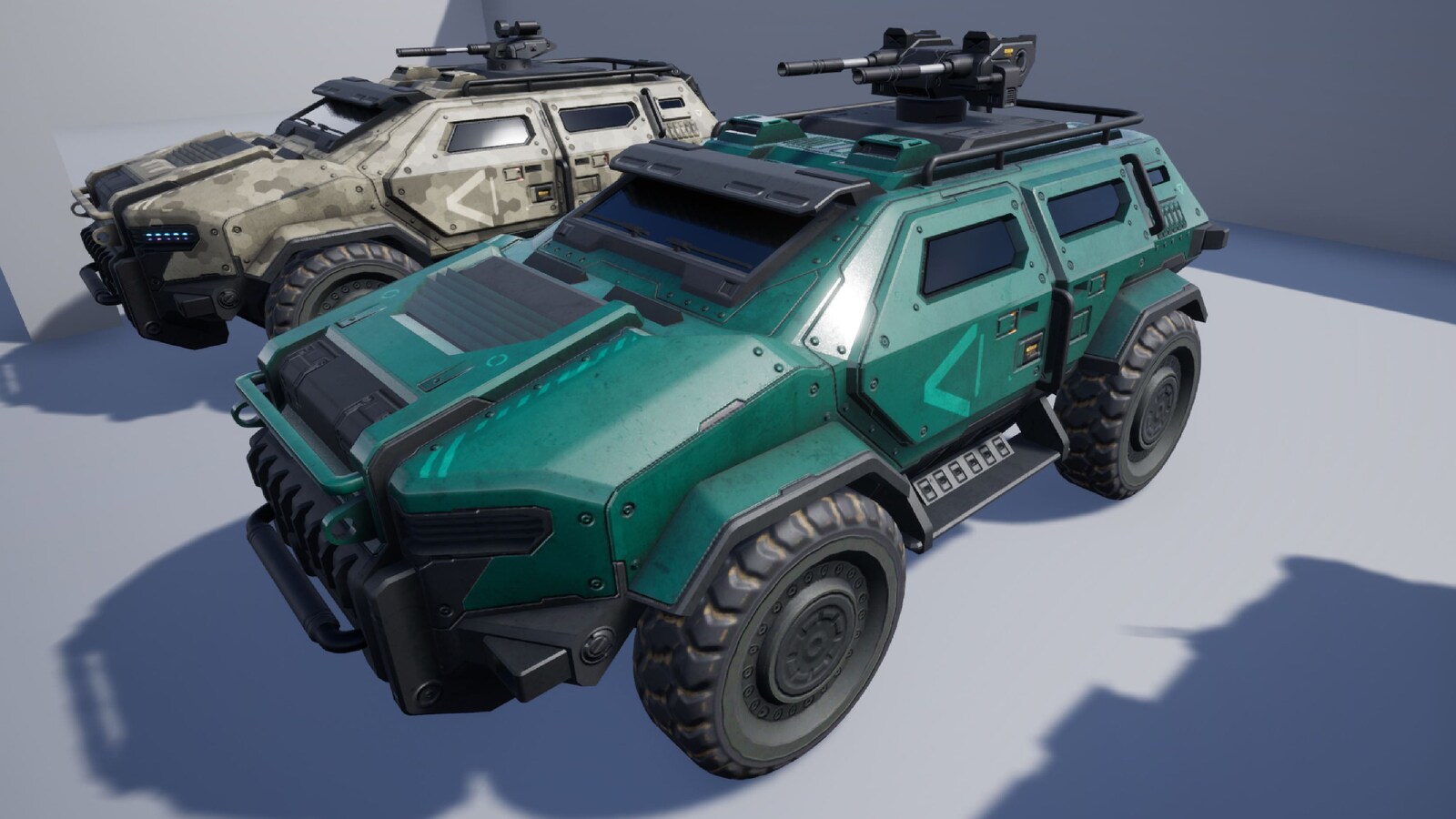 SciFi Military Car in Props - UE Marketplace