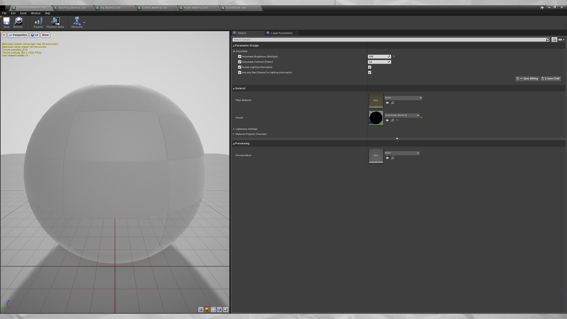 Concept Art Shader Pack：マテリアル - UE マーケットプレイス