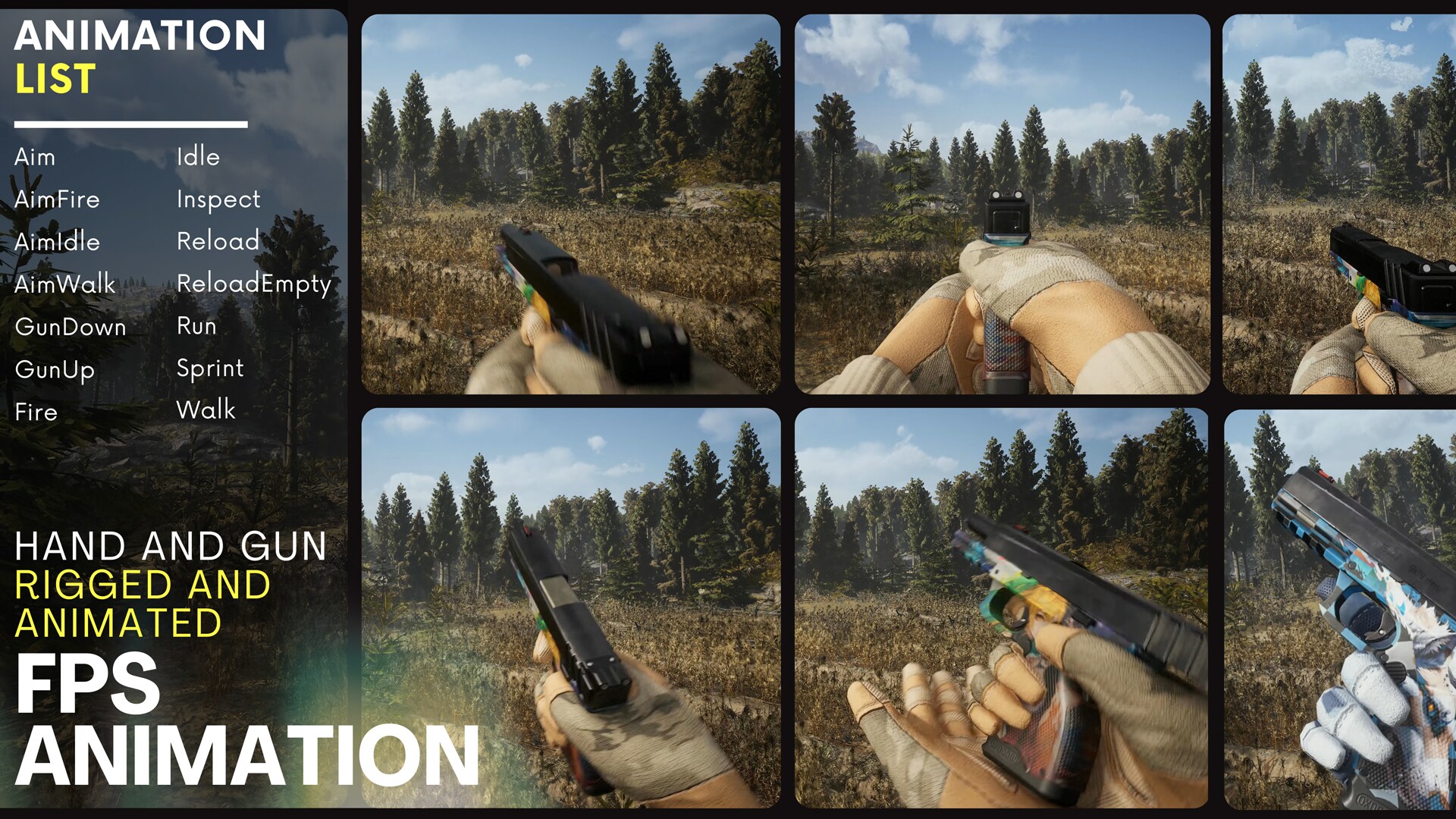 FPS Handgun_01 in Animations - UE Marketplace