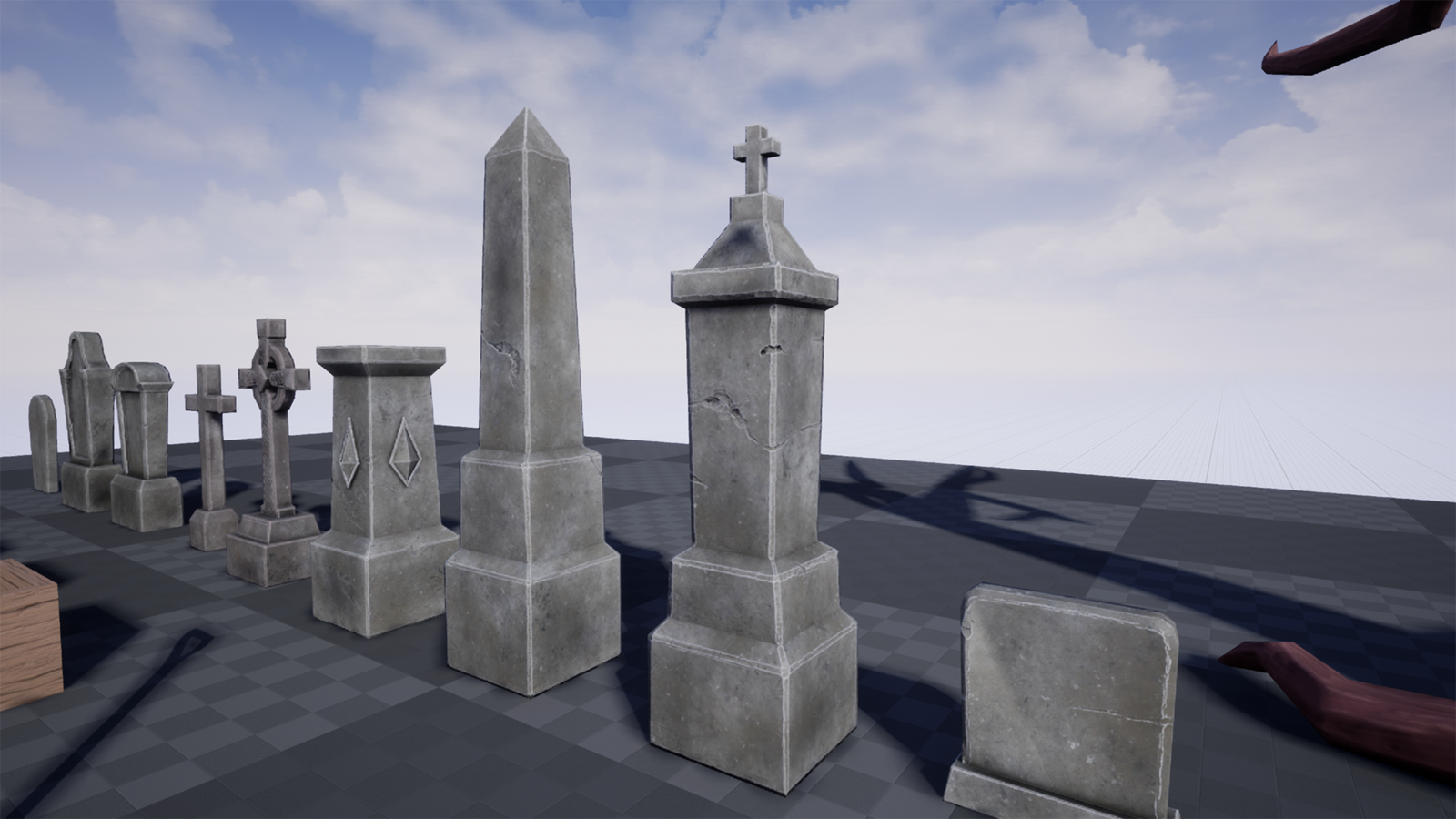 Stylized Gravestone Pack, 카테고리 소품 - UE 마켓플레이스