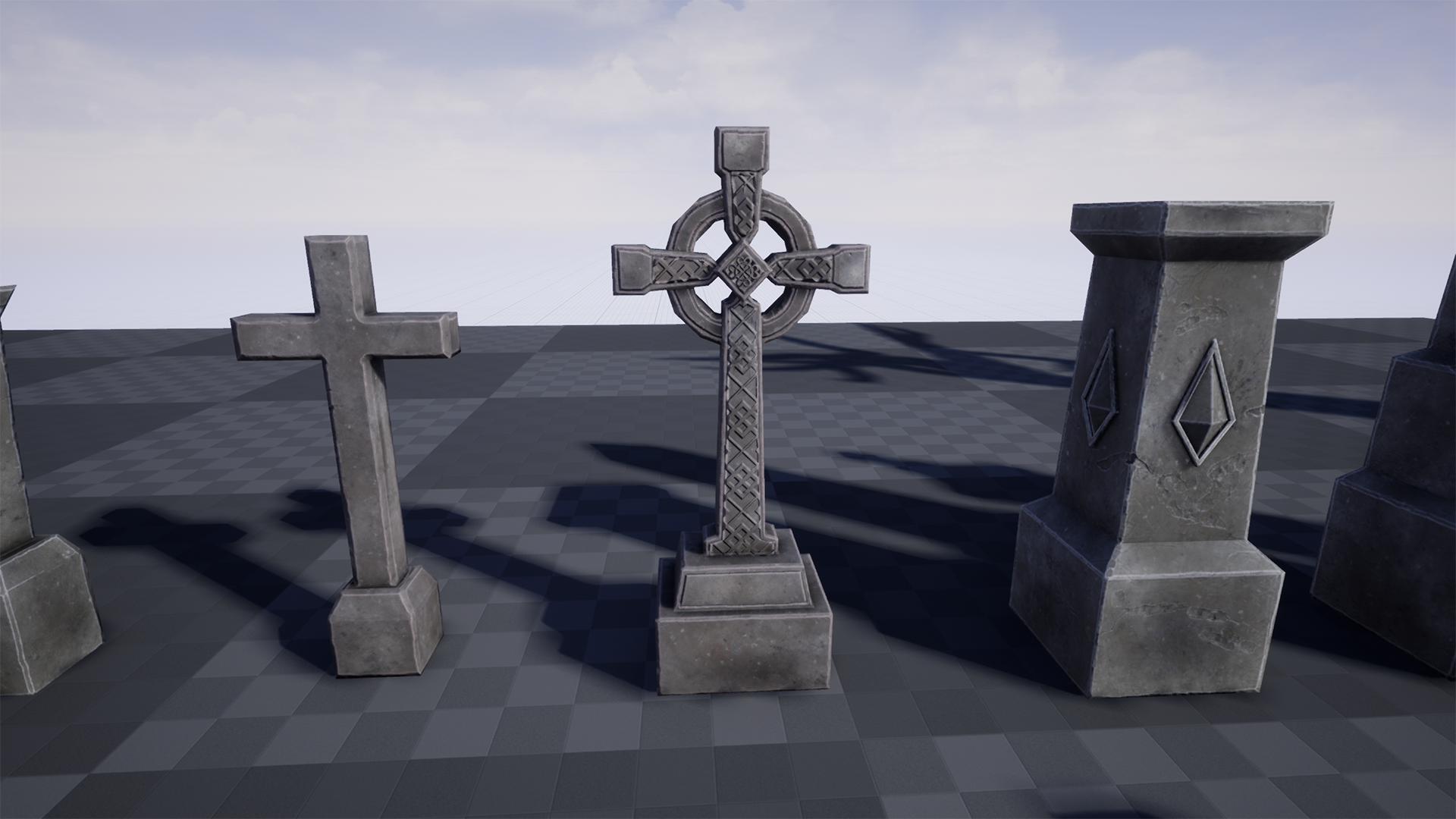 Stylized Gravestone Pack, 카테고리 소품 - UE 마켓플레이스