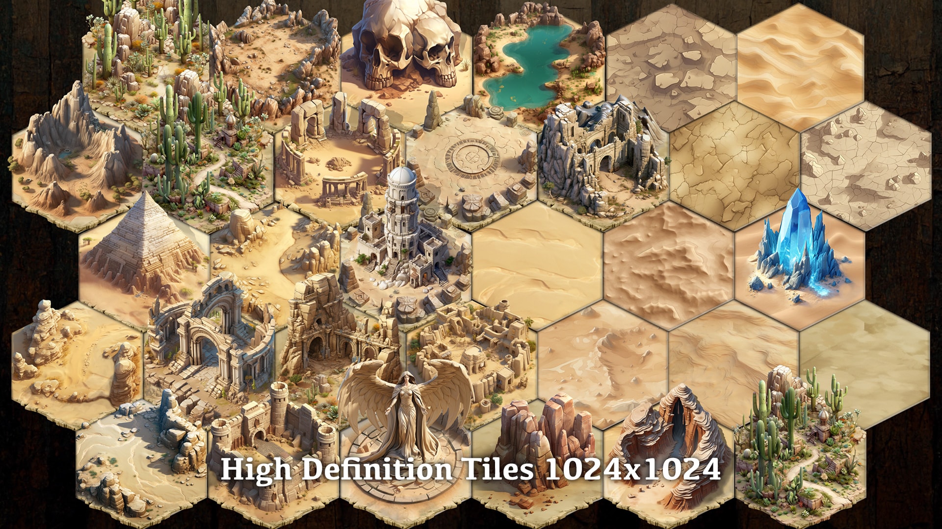 Hex Tiles - Volume 3 in 2D Assets - UE Marketplace