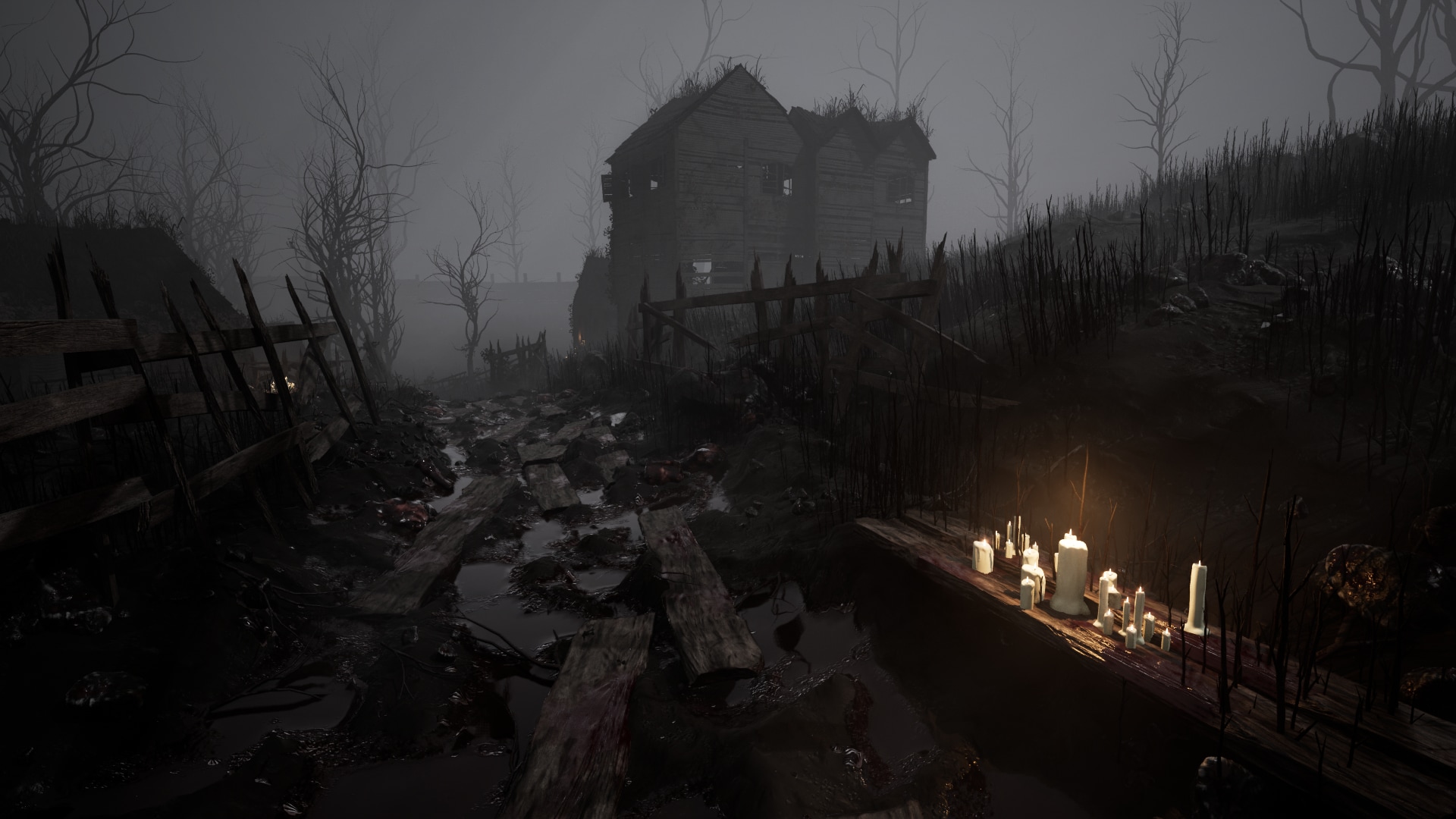 Abandoned Horror Village In Environments Ue Marketplace