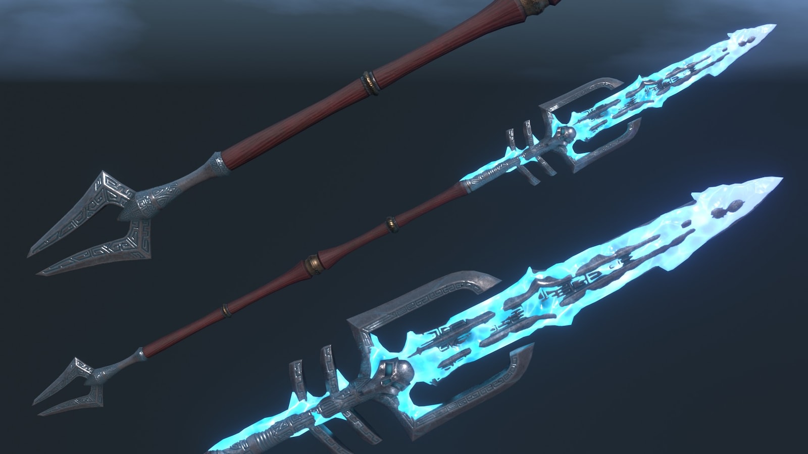 Fantasy Ice Weapon Set in Weapons - UE Marketplace