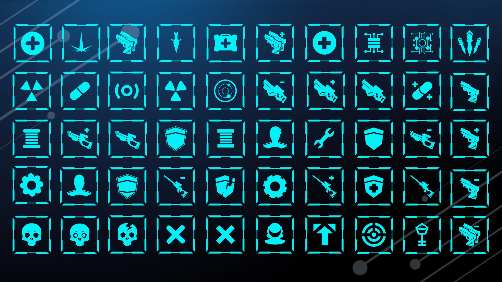 Sci fi icons in 2D Assets - UE Marketplace