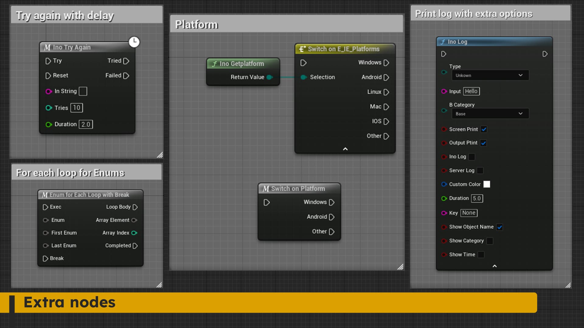 Ino Essentials in Code Plugins - UE Marketplace