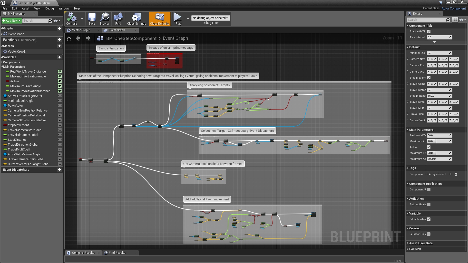 One Step Travel VR in Blueprints - UE Marketplace