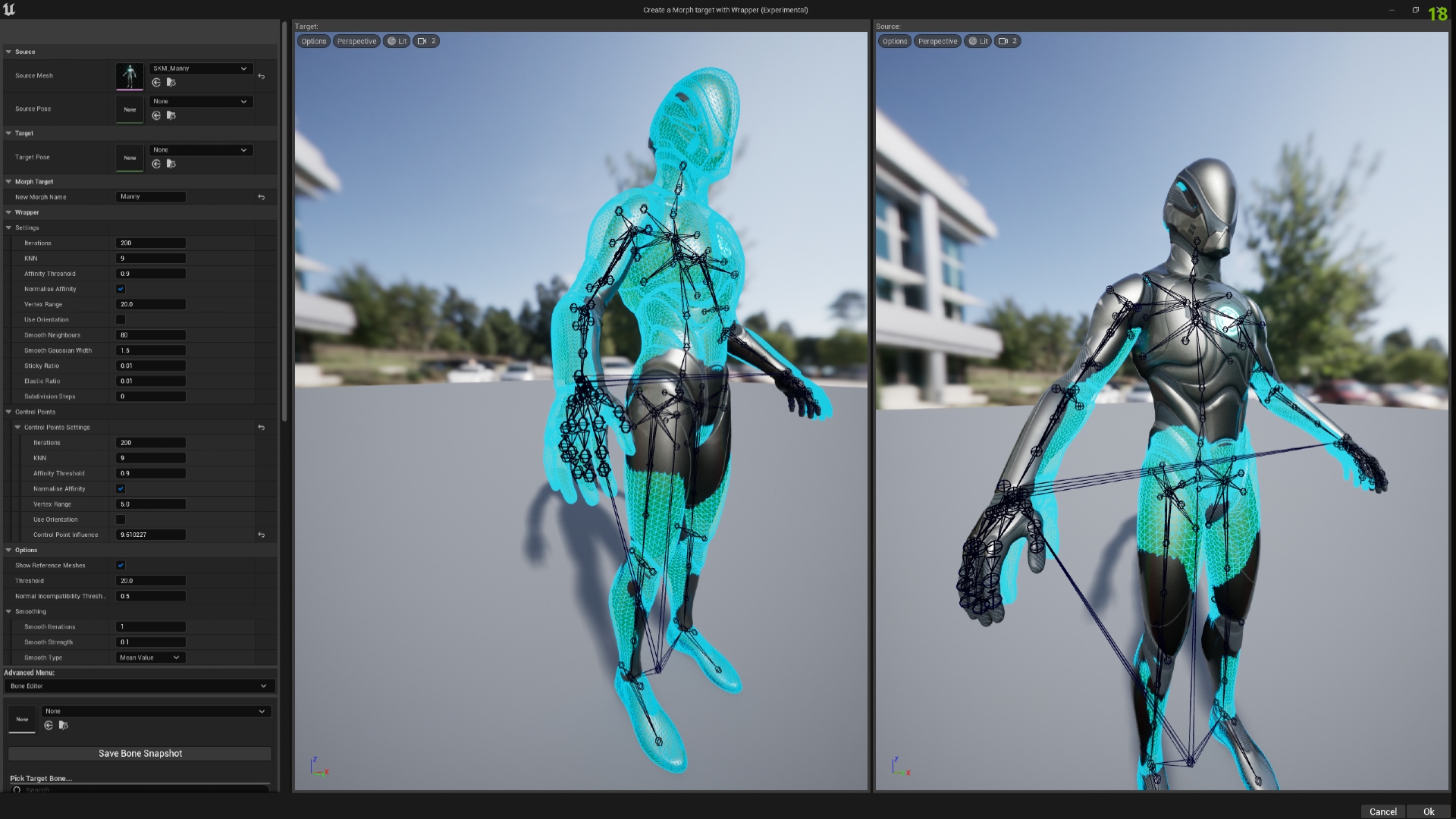 Mesh Morpher Wrapper Unreal Engine Asset