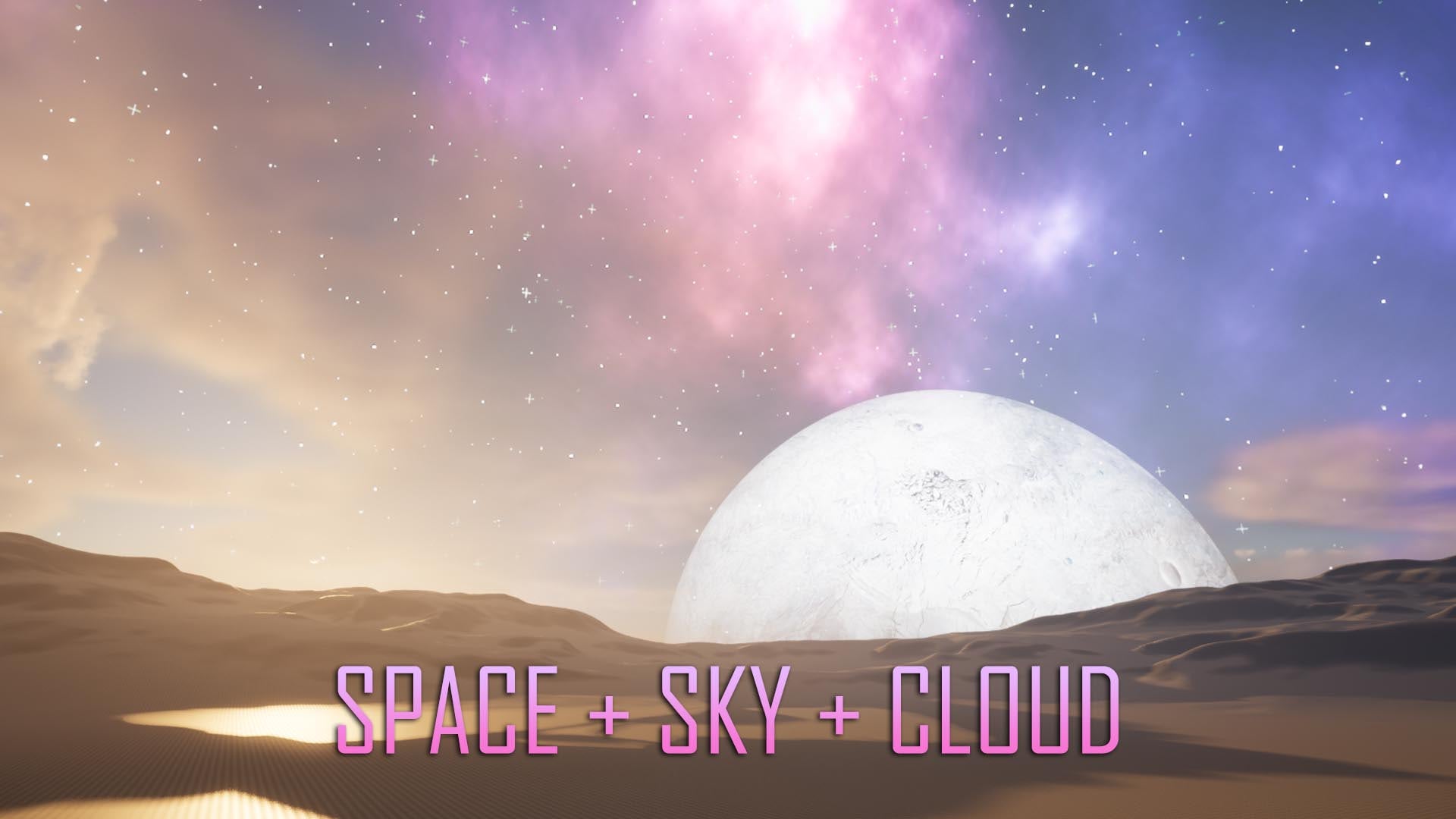 Space Skybox Nebula Planet Asset Cloud