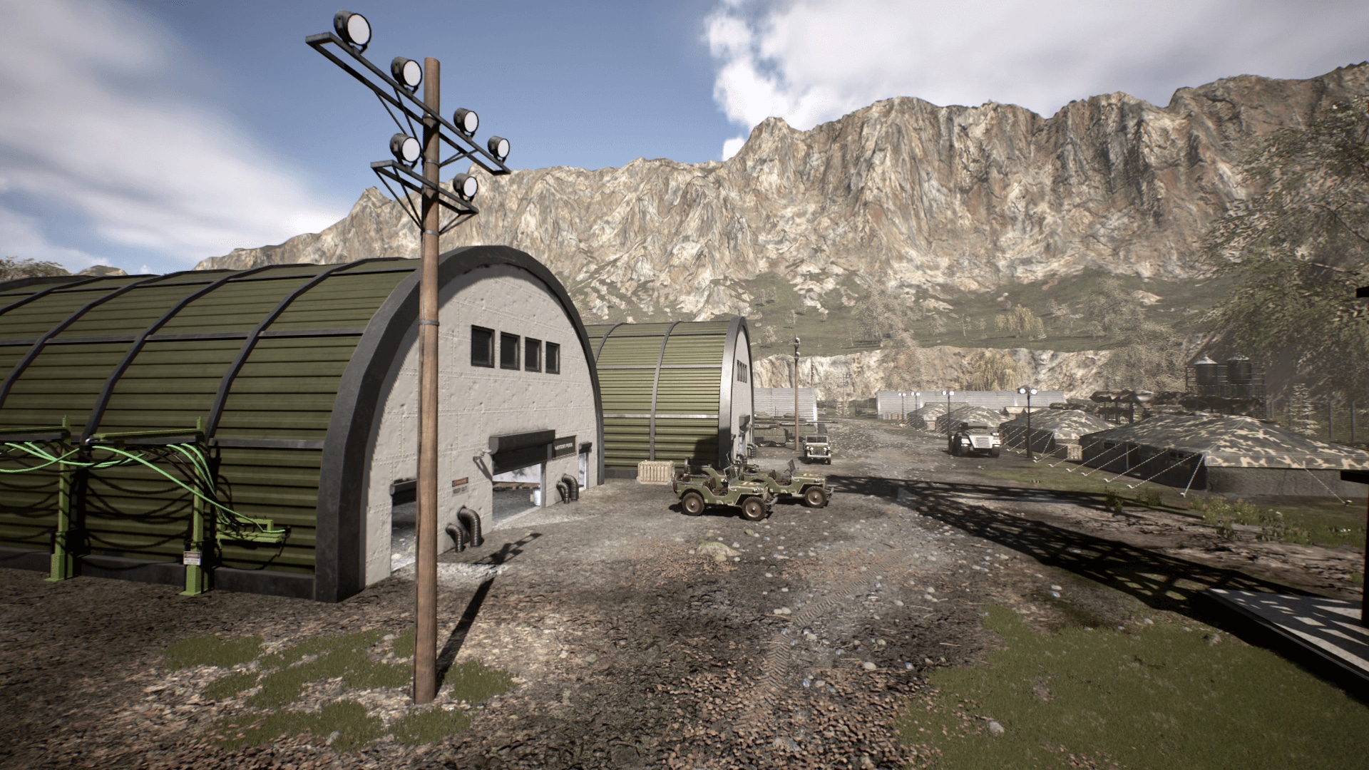 在环境创建的Military Base - 虚幻引擎商城
