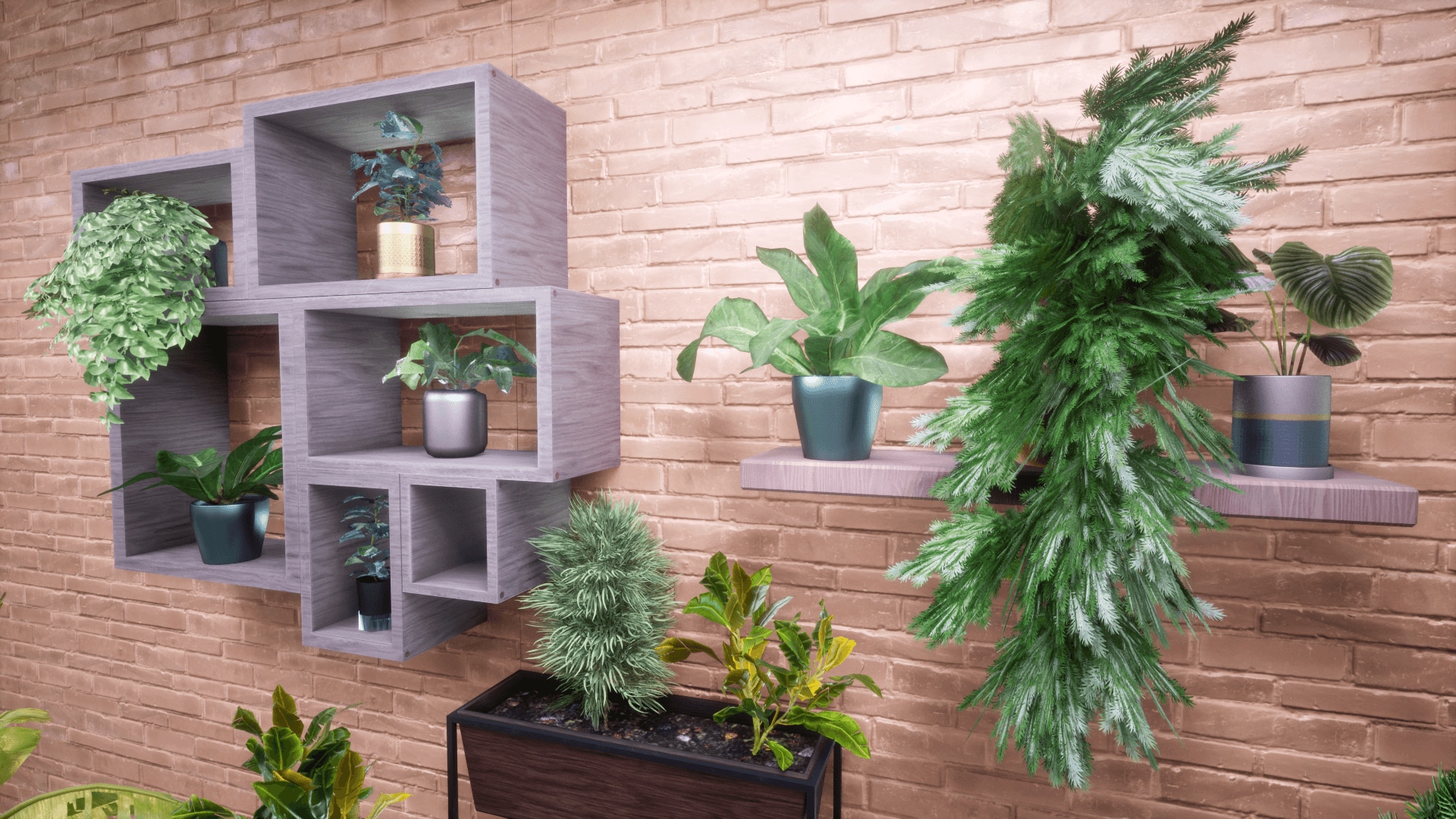 在道具创建的house Plants 2 虚幻引擎商城