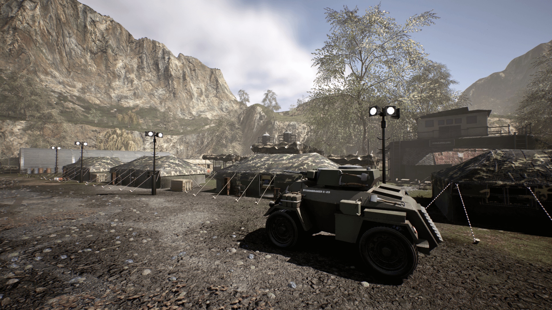 在环境创建的Military Base - 虚幻引擎商城