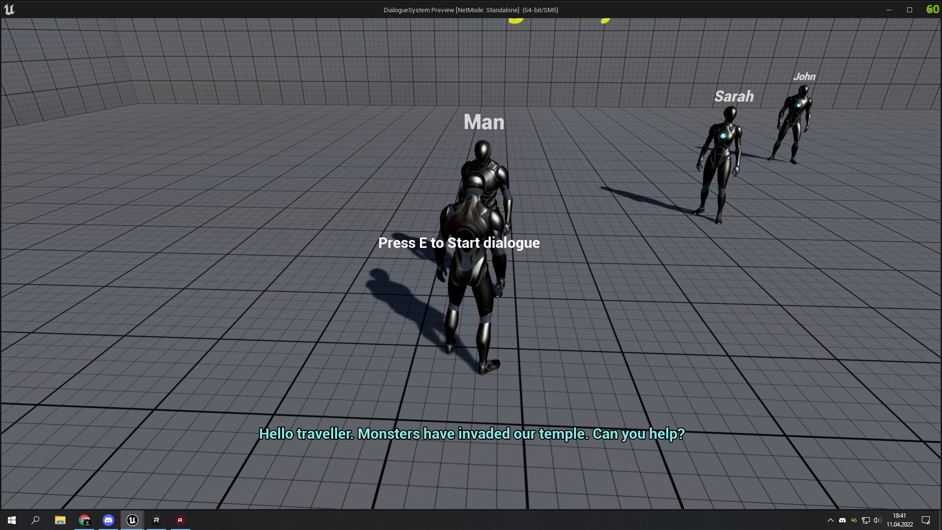 Dialogue System In Blueprints Ue Marketplace
