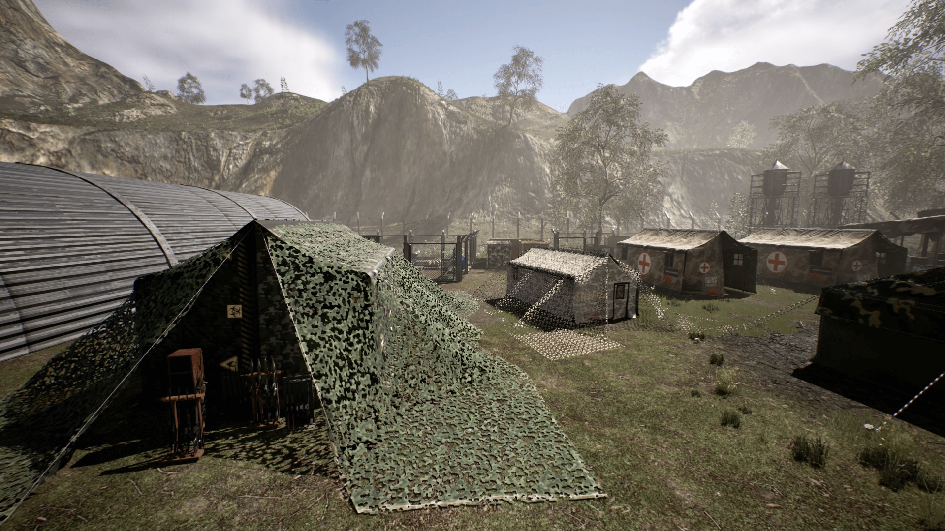 在环境创建的Military Base - 虚幻引擎商城