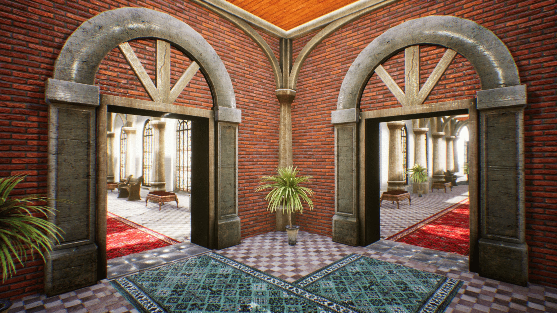 Fantasy Corridors in Props - UE Marketplace