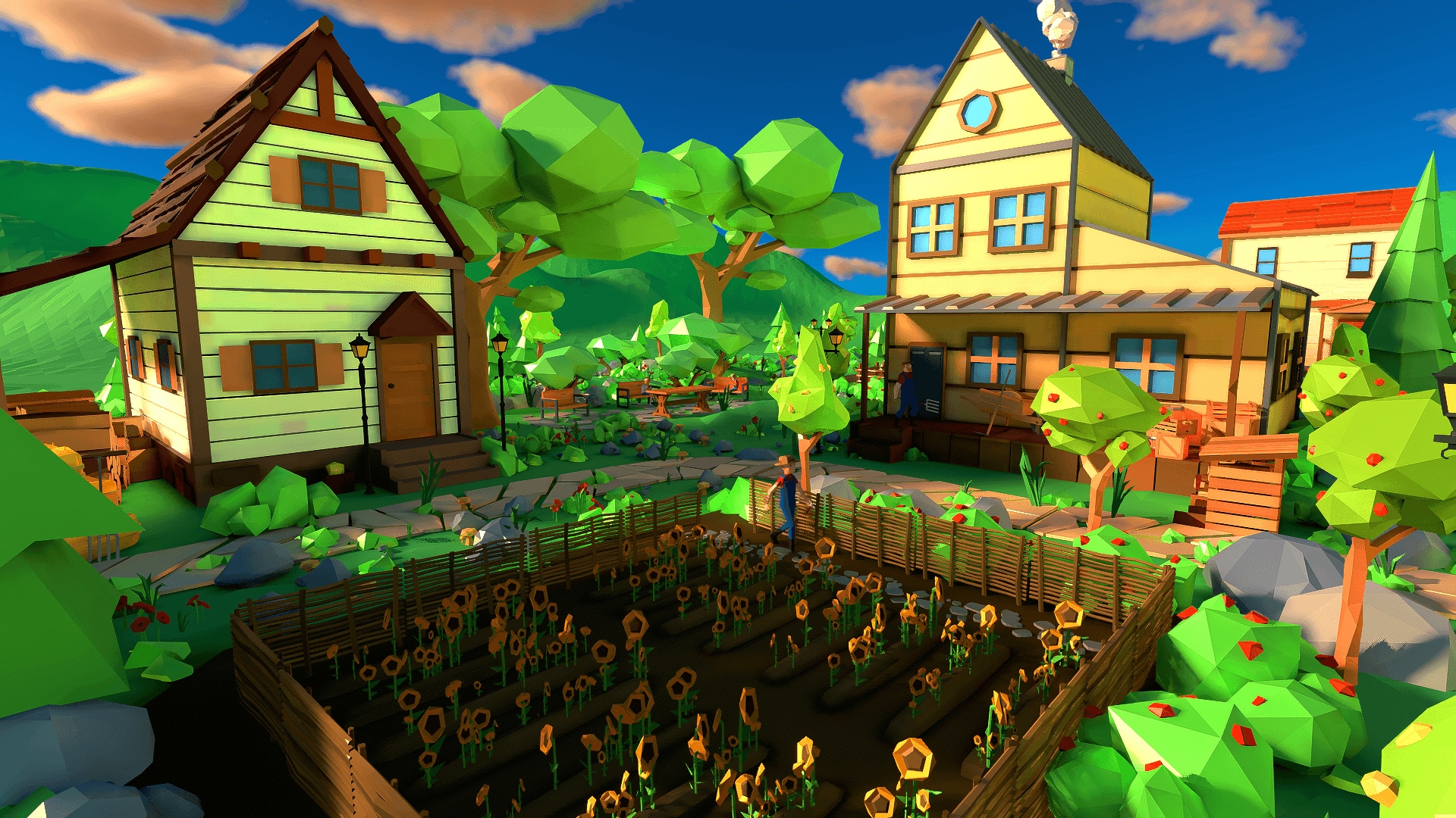 Farm_LowPoly Style in Environments - UE Marketplace