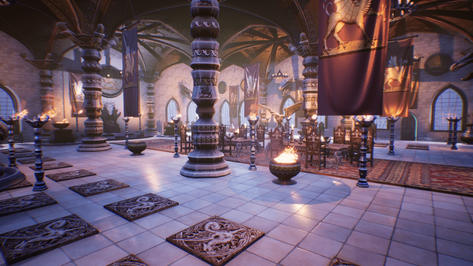 Dragon Hall in Environments - UE Marketplace